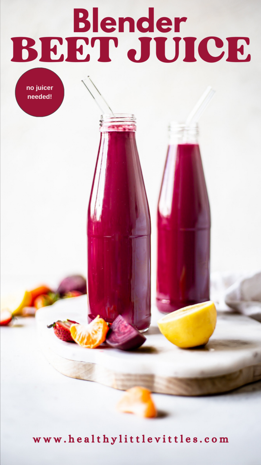 Blender Beet Juice - Healthy Little Vittles