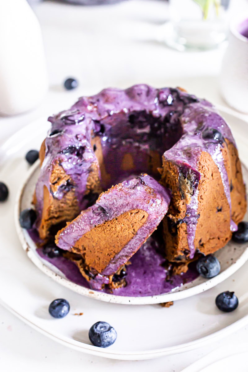 Blueberry Bundt Bread - Healthy Little Vittles