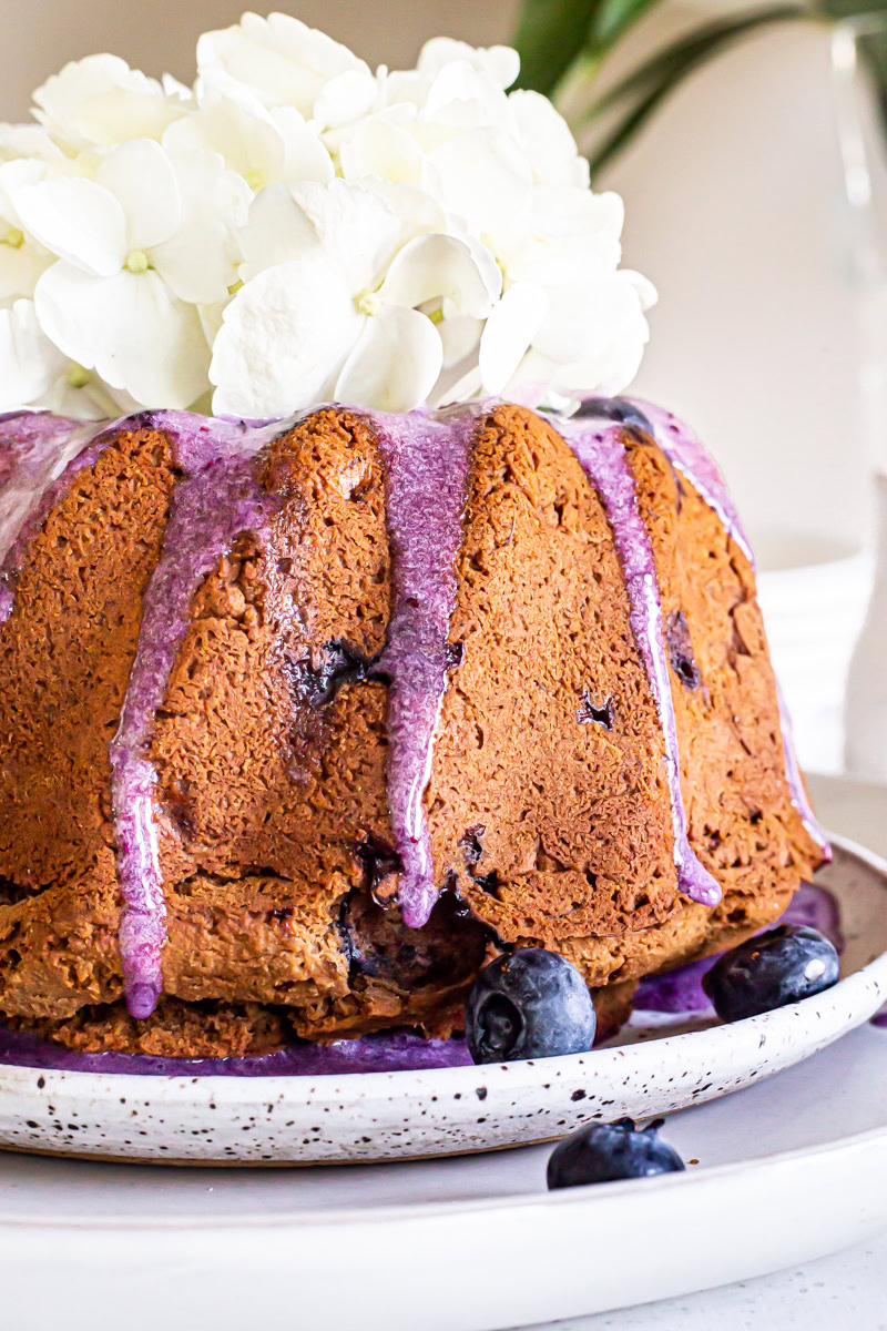 Blueberry Bundt Bread - Healthy Little Vittles