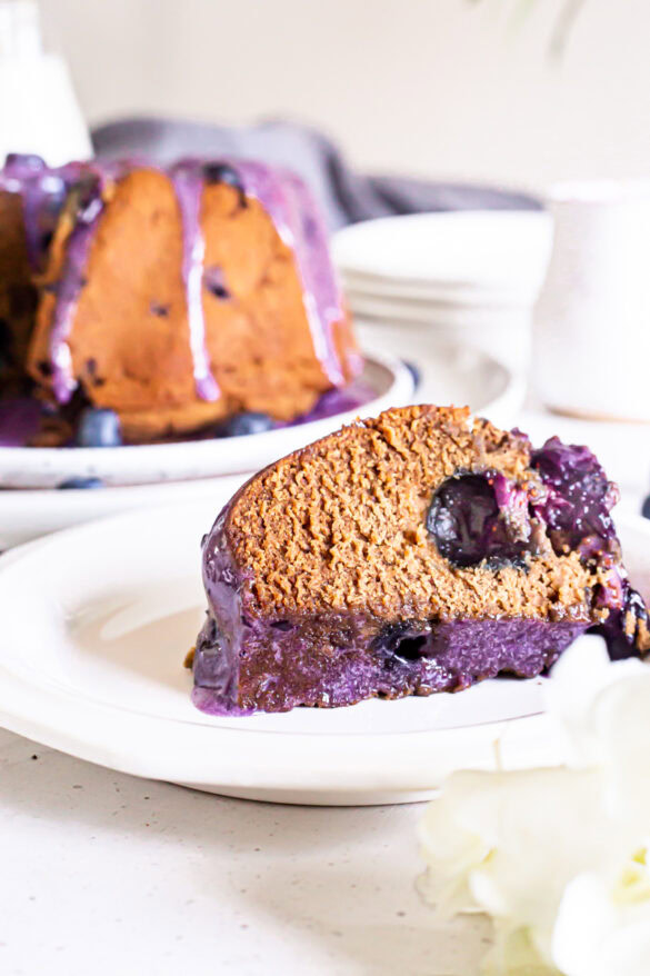 Blueberry Bundt Bread - Healthy Little Vittles