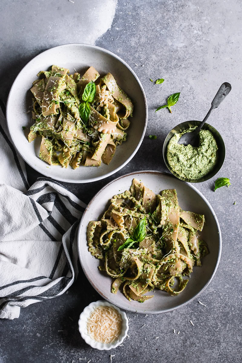 Olive Pesto Pasta - Healthy Little Vittles