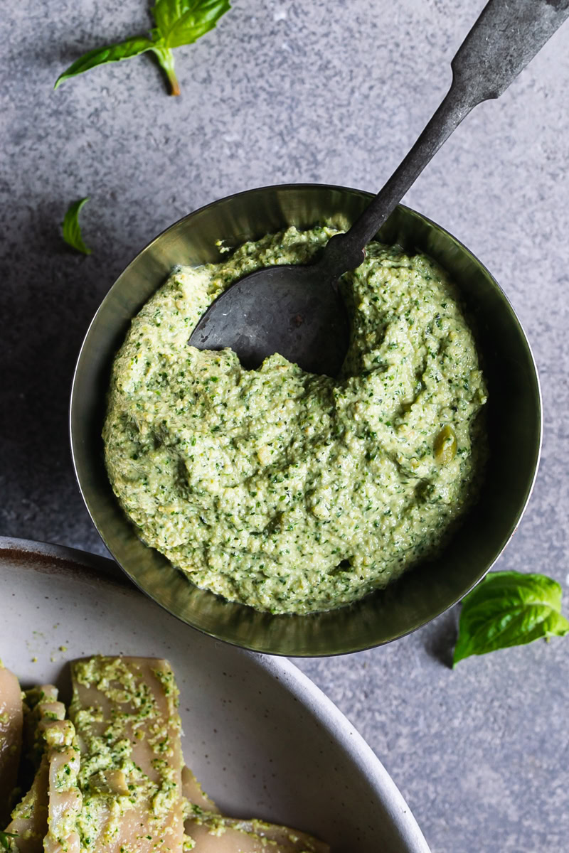 Olive Pesto Pasta - Healthy Little Vittles