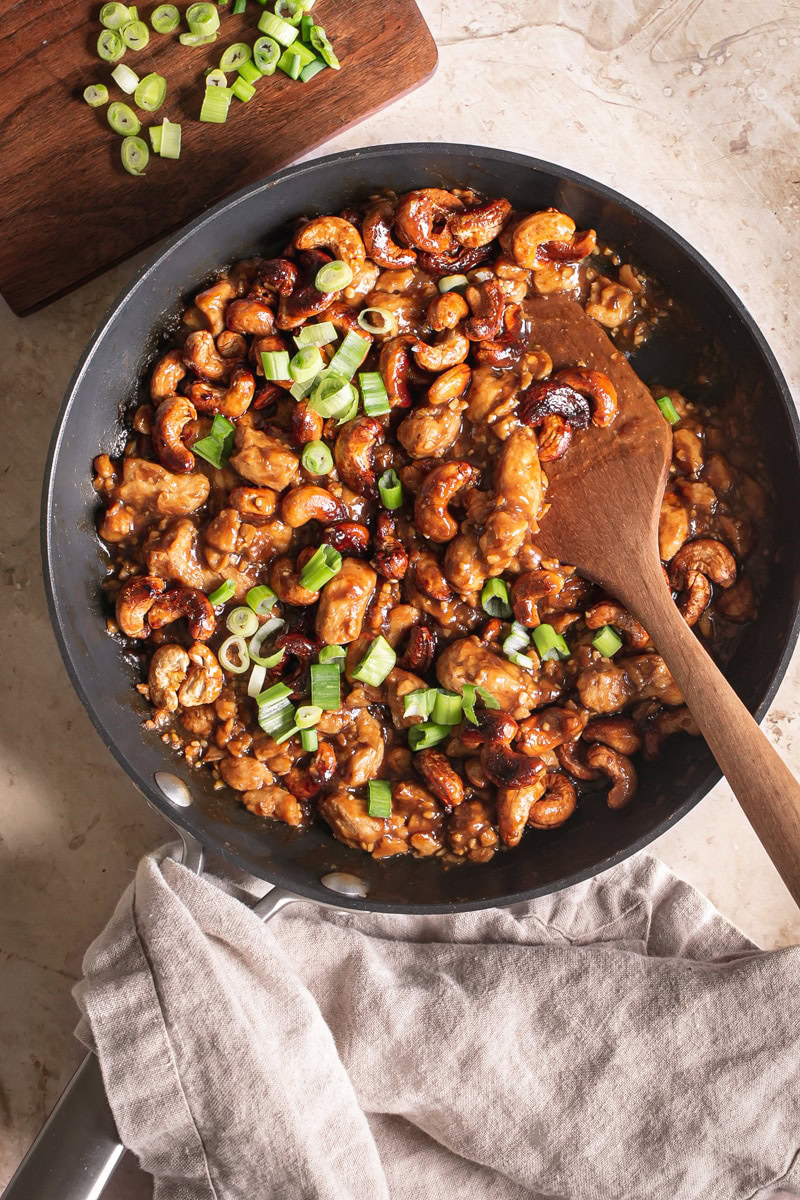 Sticky Vegan Cashew Chicken - Healthy Little Vittles
