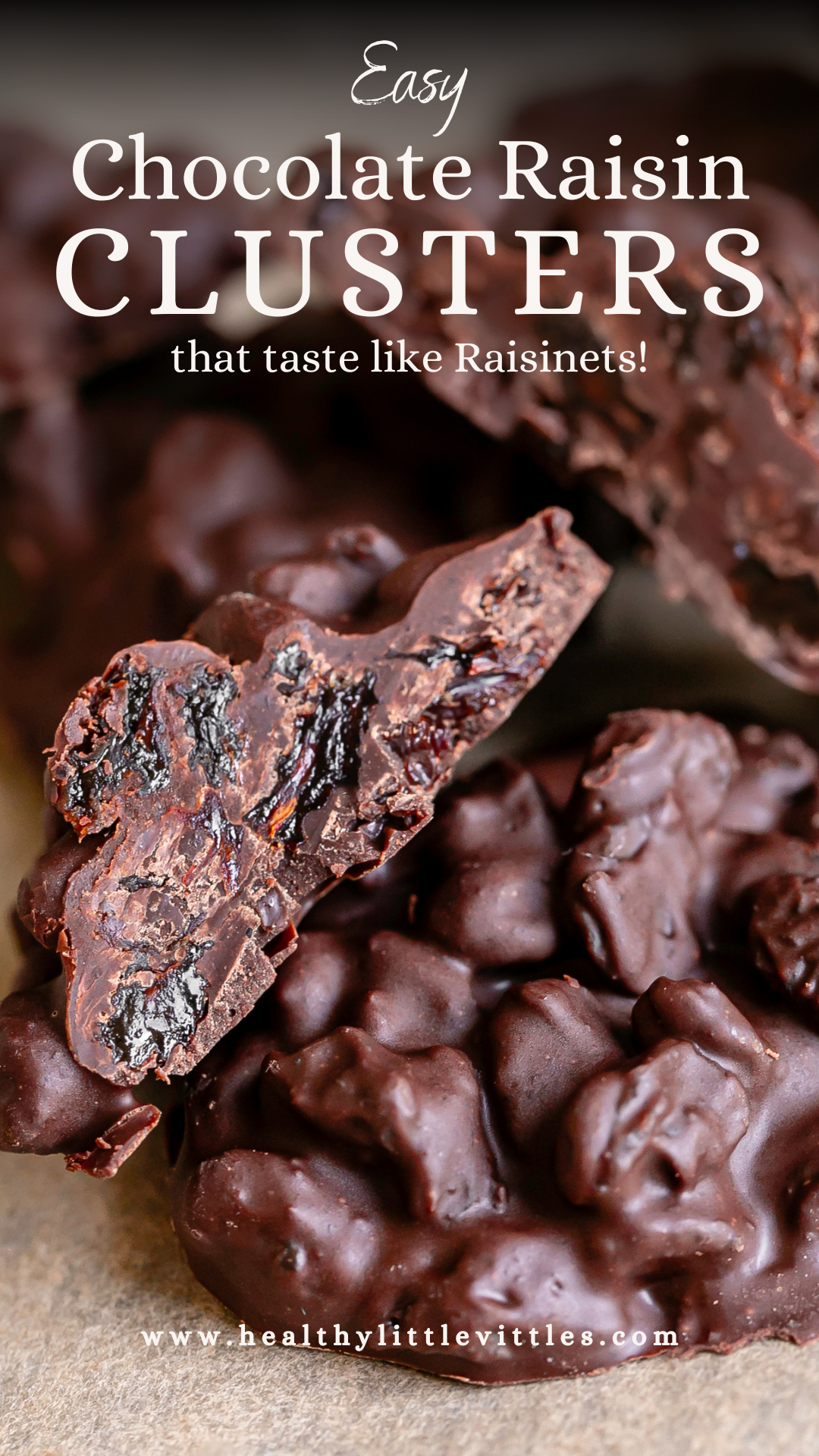 Easy Chocolate Raisin Clusters - Healthy Little Vittles