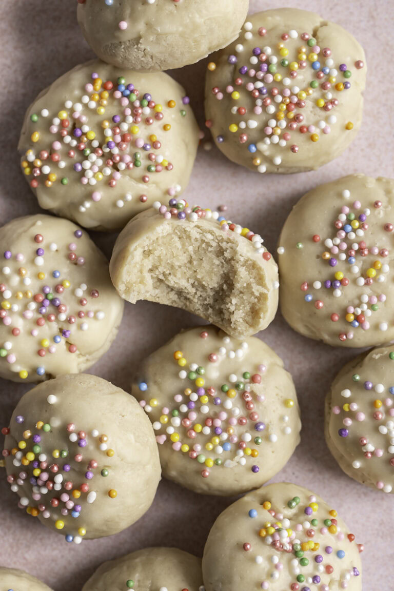 Buttery Soft Italian Sprinkle Biscotti Cookies (gluten-free!) - Healthy ...