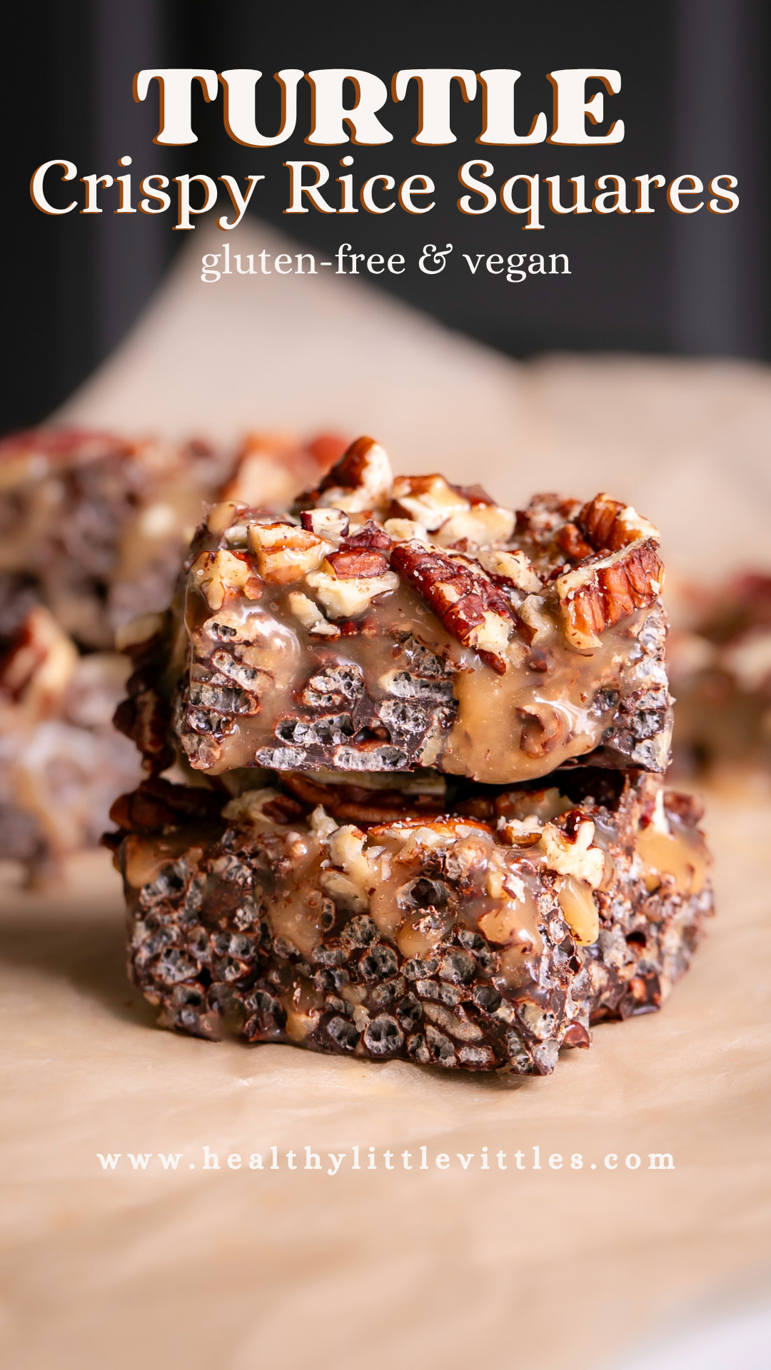 Turtle Crispy Rice Squares - Healthy Little Vittles
