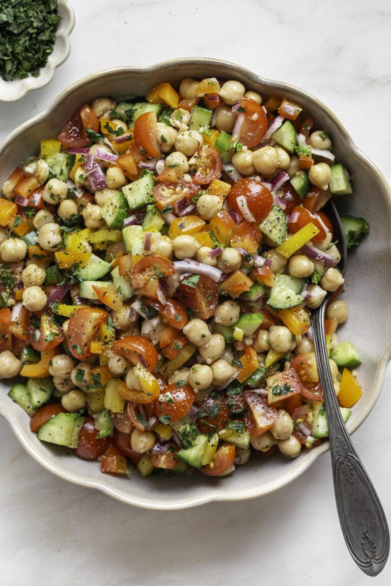 Meal Prep Chickpea Salad (Plus 8 Ways To Enjoy) - Healthy Little Vittles